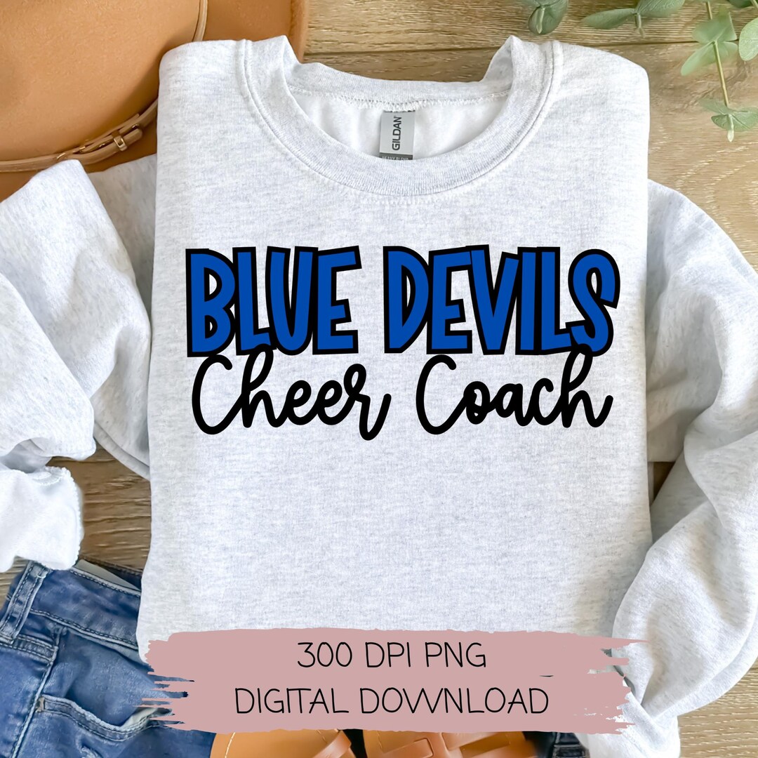 Blue Devils PNG Files, Blue Devils Cheer PNG, Cheer Coach Png - Etsy