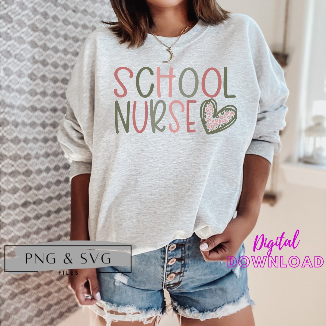 School Nurse PNG, School Nurse SVG, Boho Nurse PNG, Boho, Boho ...