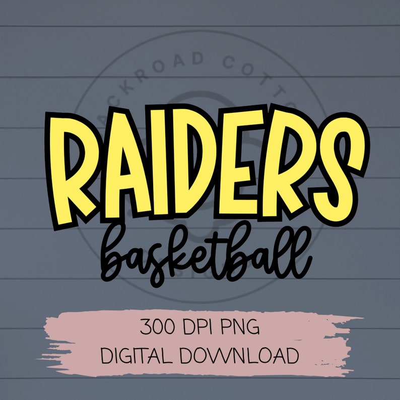 Raider PNG, Raiders Basketball PNG - Etsy