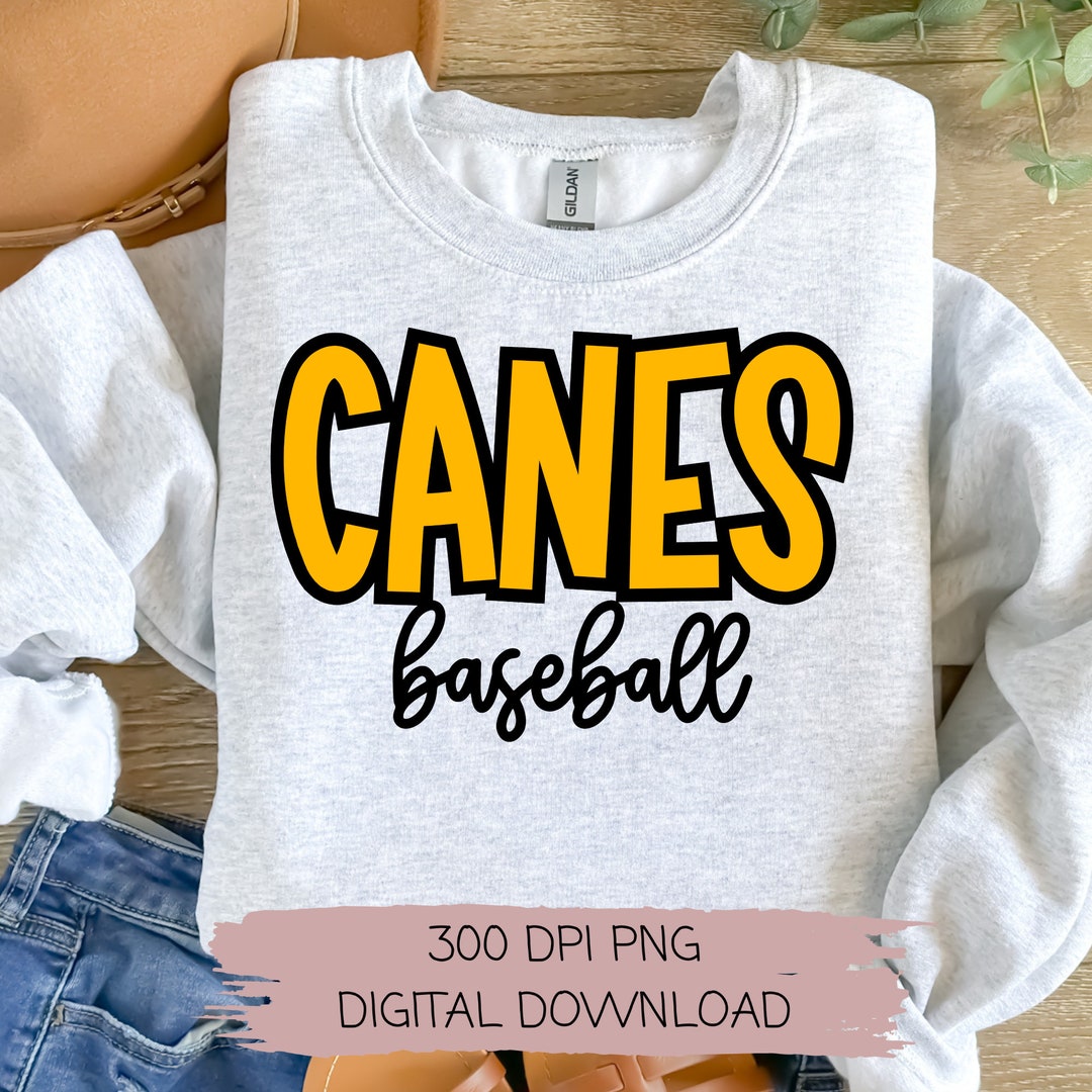 Canes Baseball PNG File Only - Etsy