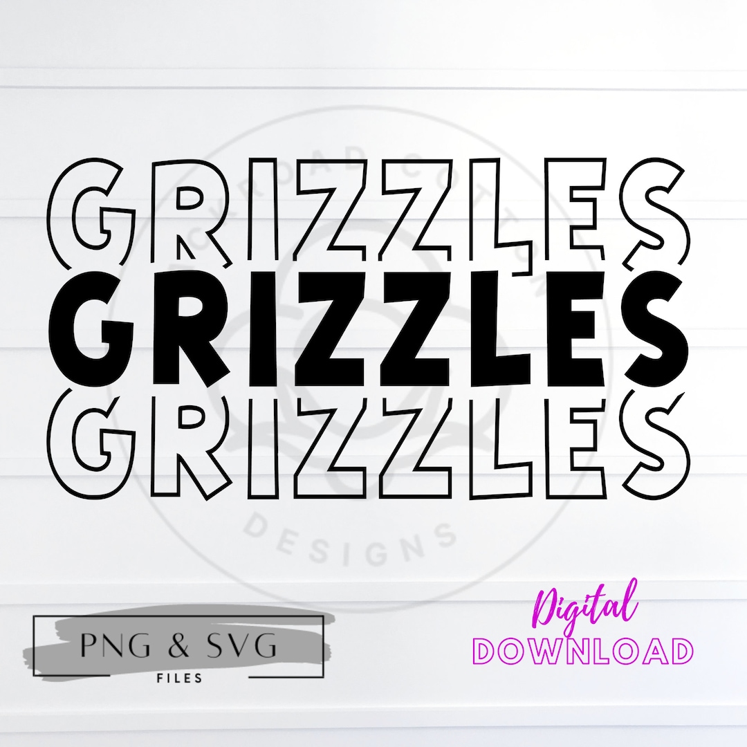 Grizzlies SVG, Grizzlies PNG, Grizzlies SVG Files, Grizzlies Png Files ...