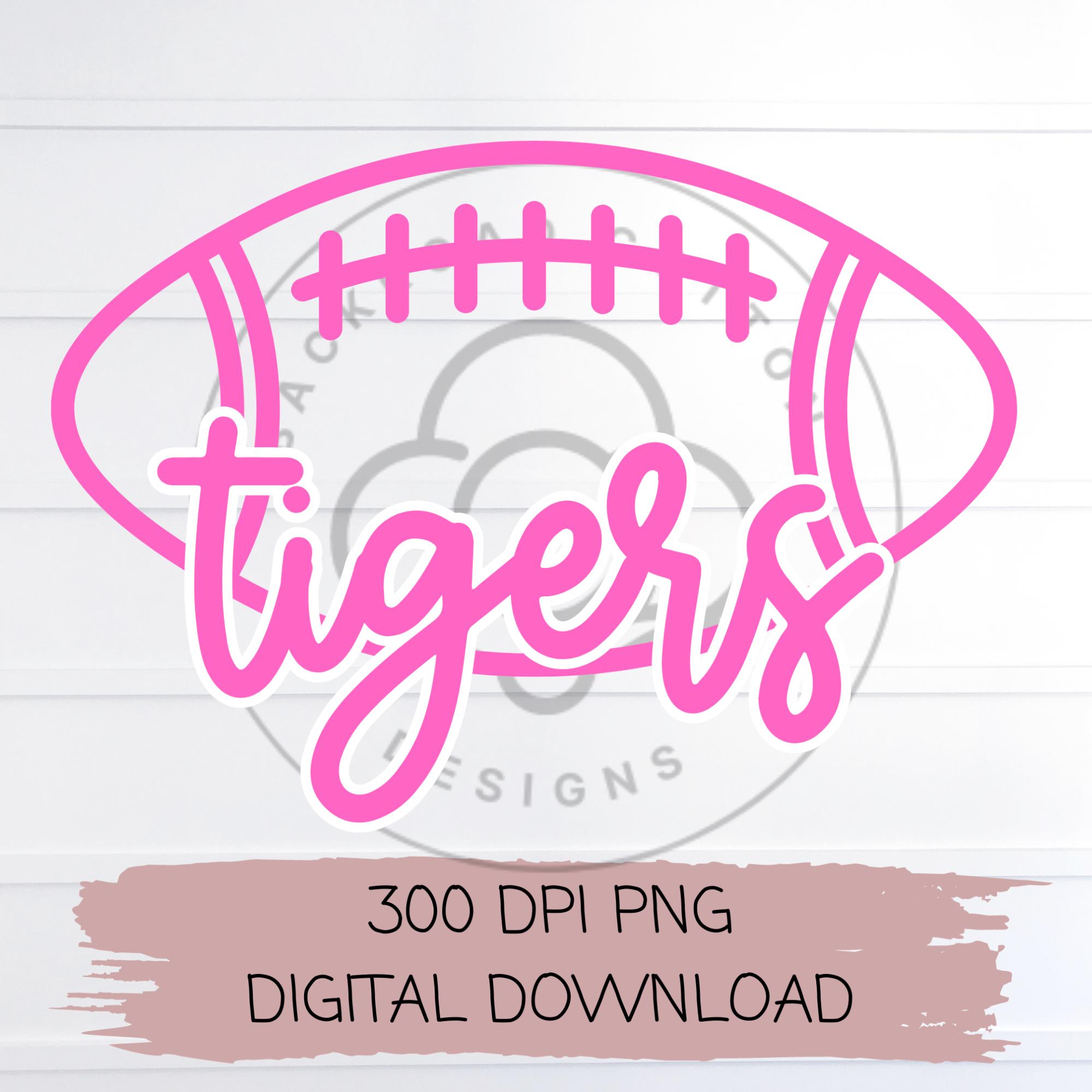 Tigers Pink Out PNG, Tigers Football PNG, Tigers PNG File - Etsy