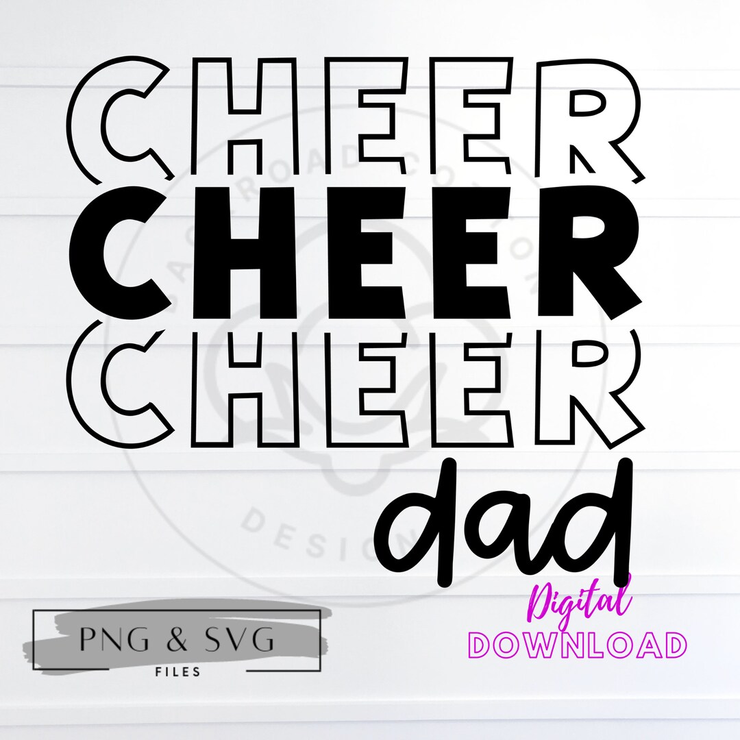 Cheer Dad SVG, Cheer Dad PNG, Cheerleader SVG, Cheer Svg - Etsy