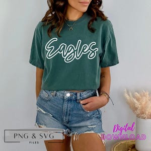 Eagles SVG and PNG Bundle, Eagles SVG, Eagles Png, Eagles Sublimation ...