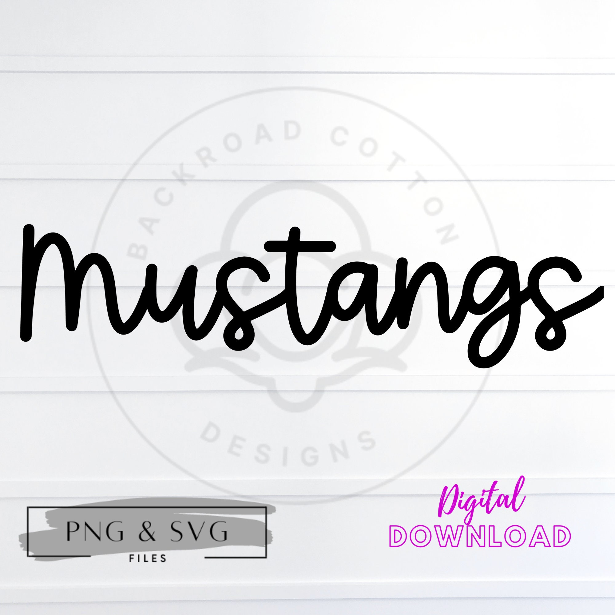 Mustangs SVG Files Mustangs PNG Files Mustangs Sublimation - Etsy