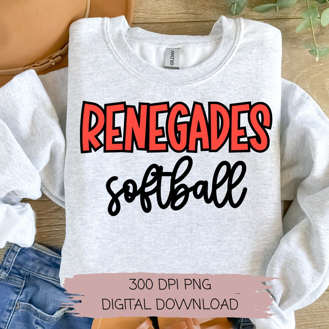 Renegades PNG, Renegades Softball PNG - Etsy