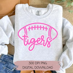 Tigers Pink Out PNG, Tigers Football PNG, Tigers PNG File - Etsy