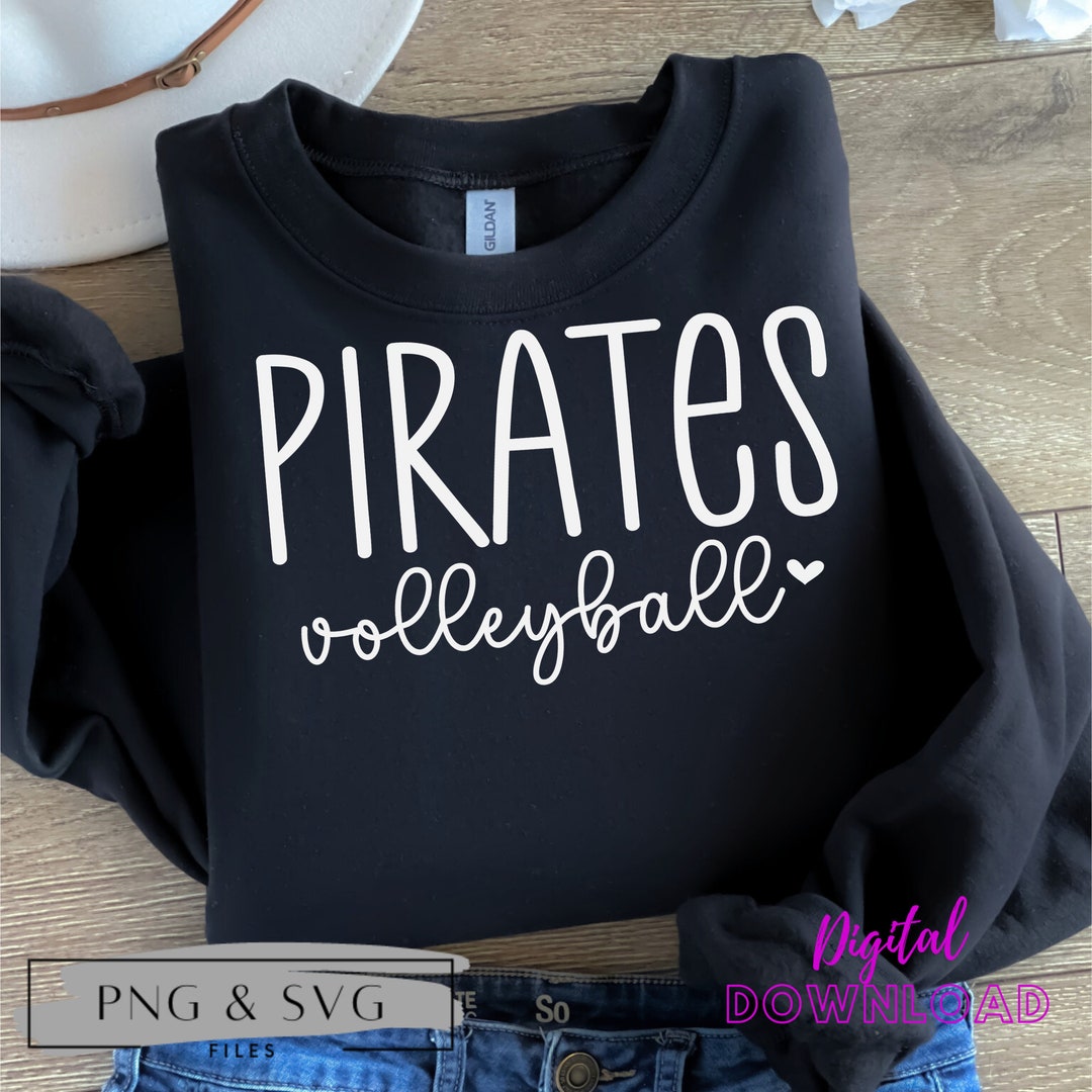 Pirates SVG, Pirates PNG, Pirates Volleyball SVG, Lady Pirates Png - Etsy