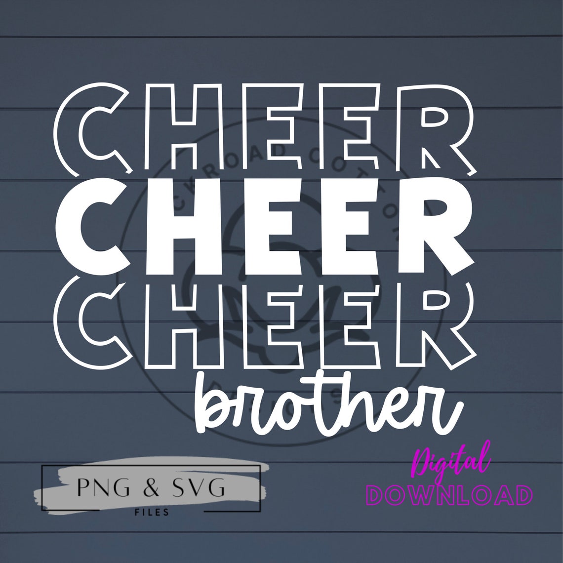 Cheer Brother SVG Cheer Brother PNG Cheer SVG - Etsy