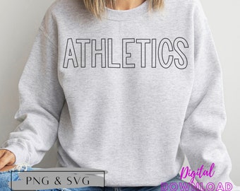 Athletics Wavy Stacked Svg, Go Athletics Svg, Athletics Team, Retro ...