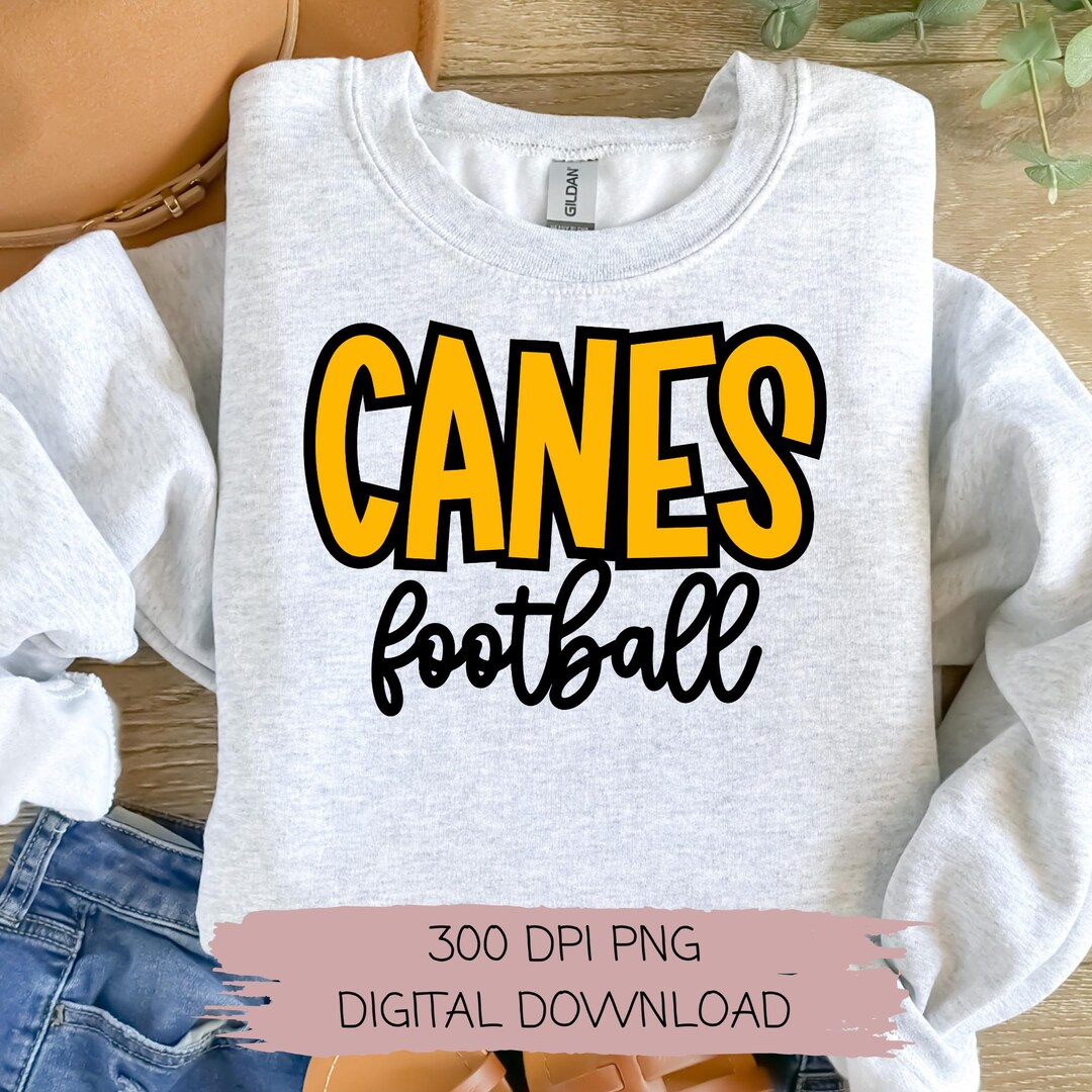 Canes Football PNG, Canes PNG, Football PNG - Etsy