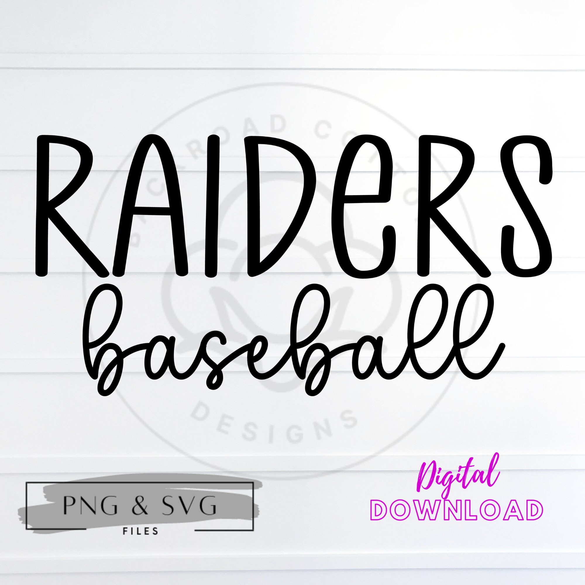 Raiders SVG Files, Raiders PNG Files, Raiders Baseball - Etsy