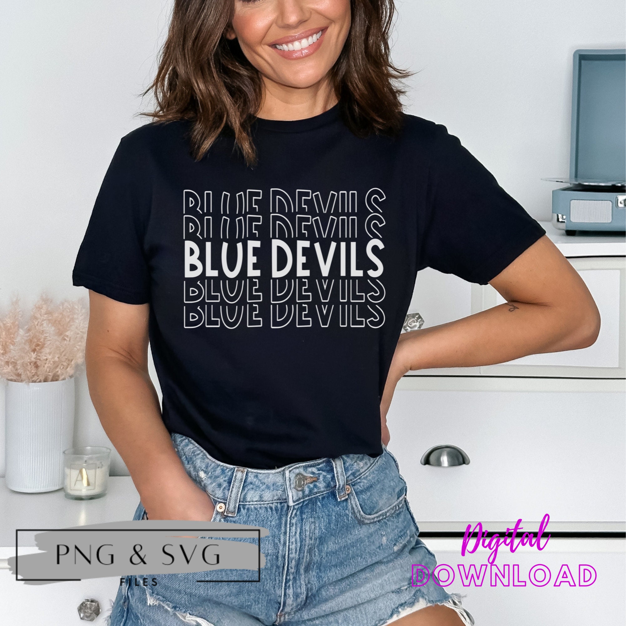 Blue Devils SVG Blue Devils PNG Blue Devils Sublimation - Etsy