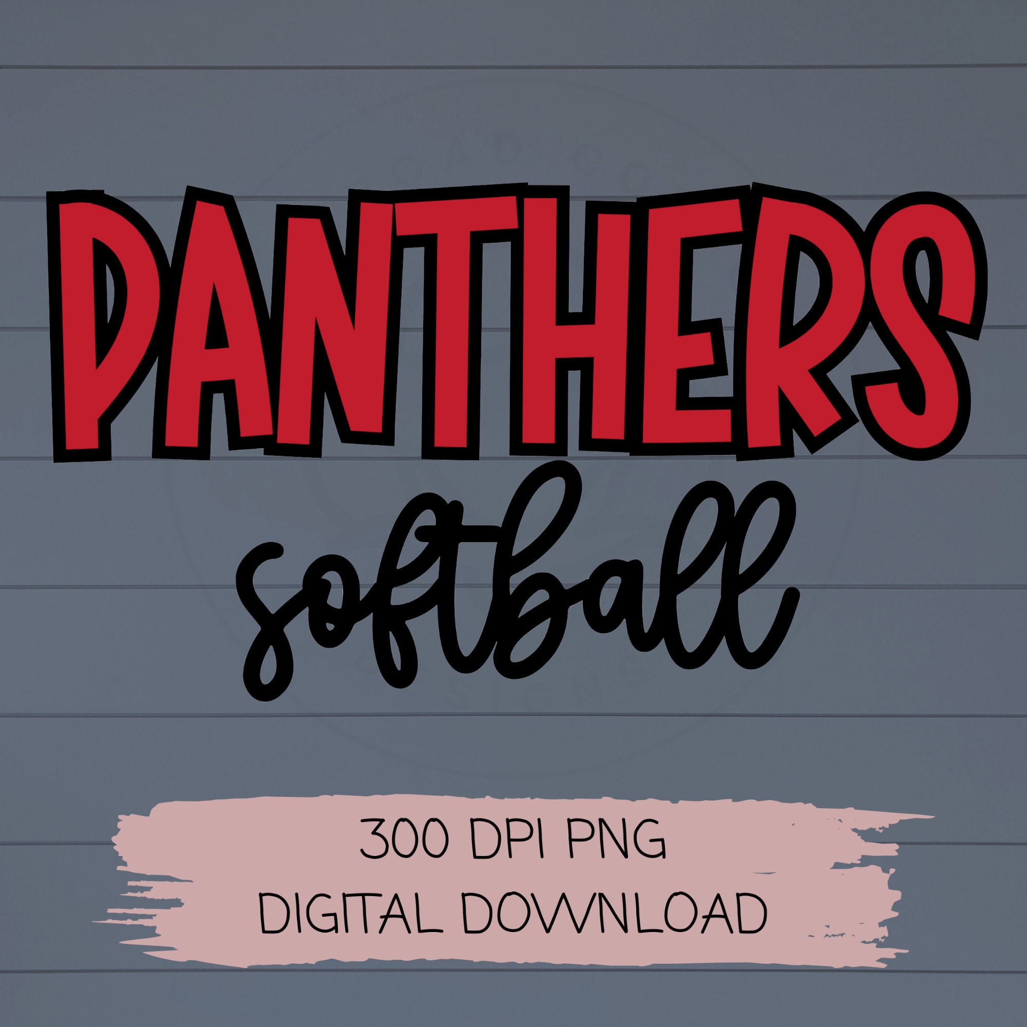 Panthers PNG, Panthers Softball PNG - Etsy
