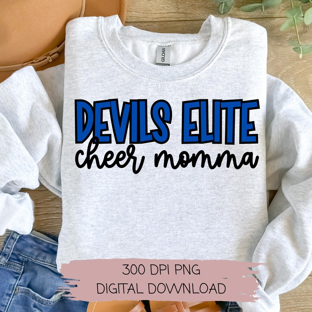 Blue Devils PNG Files, Blue Devils Cheer PNG, Cheer Mom Png - Etsy