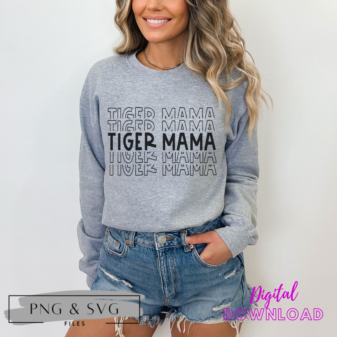 Tigers PNG, Tigers SVG, Tigers Mama SVG, Tiger Mama Png - Etsy