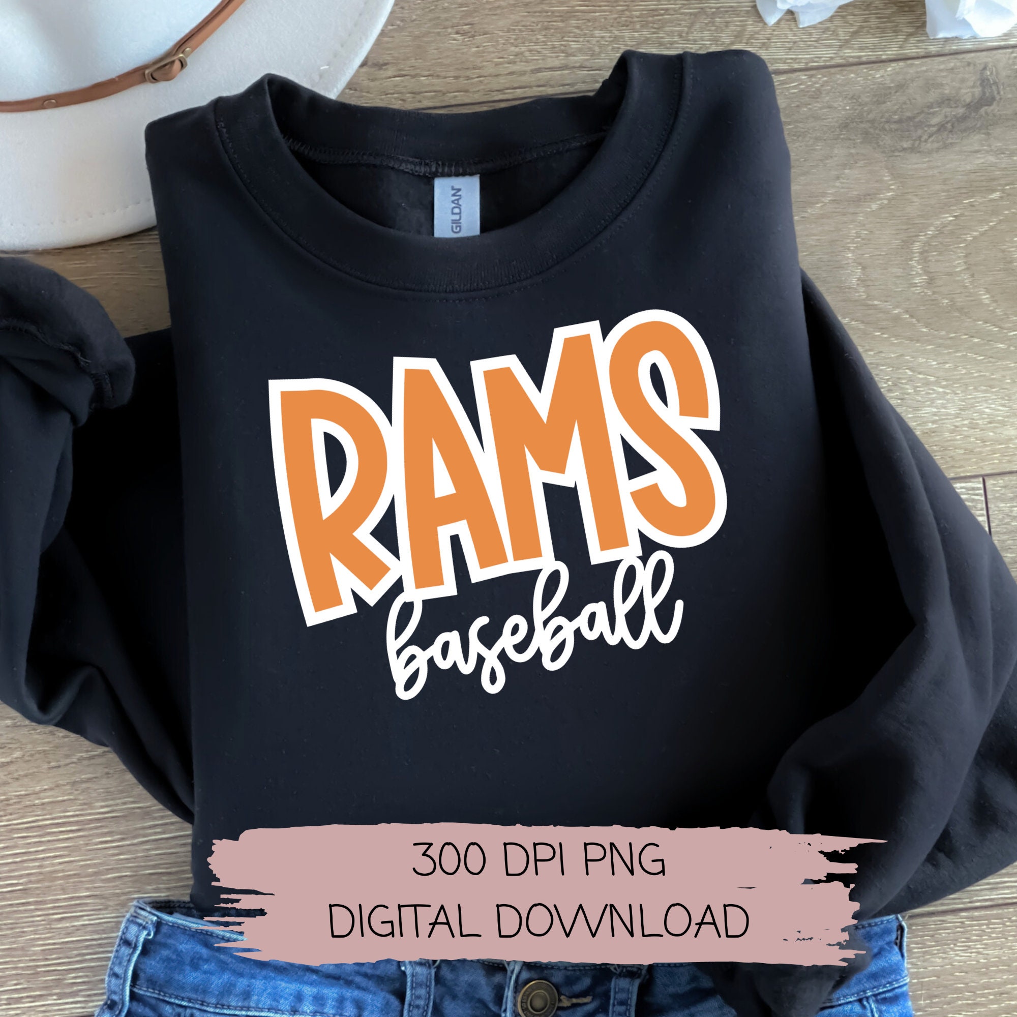 Rams PNG Files, Rams Baseball PNG - Etsy