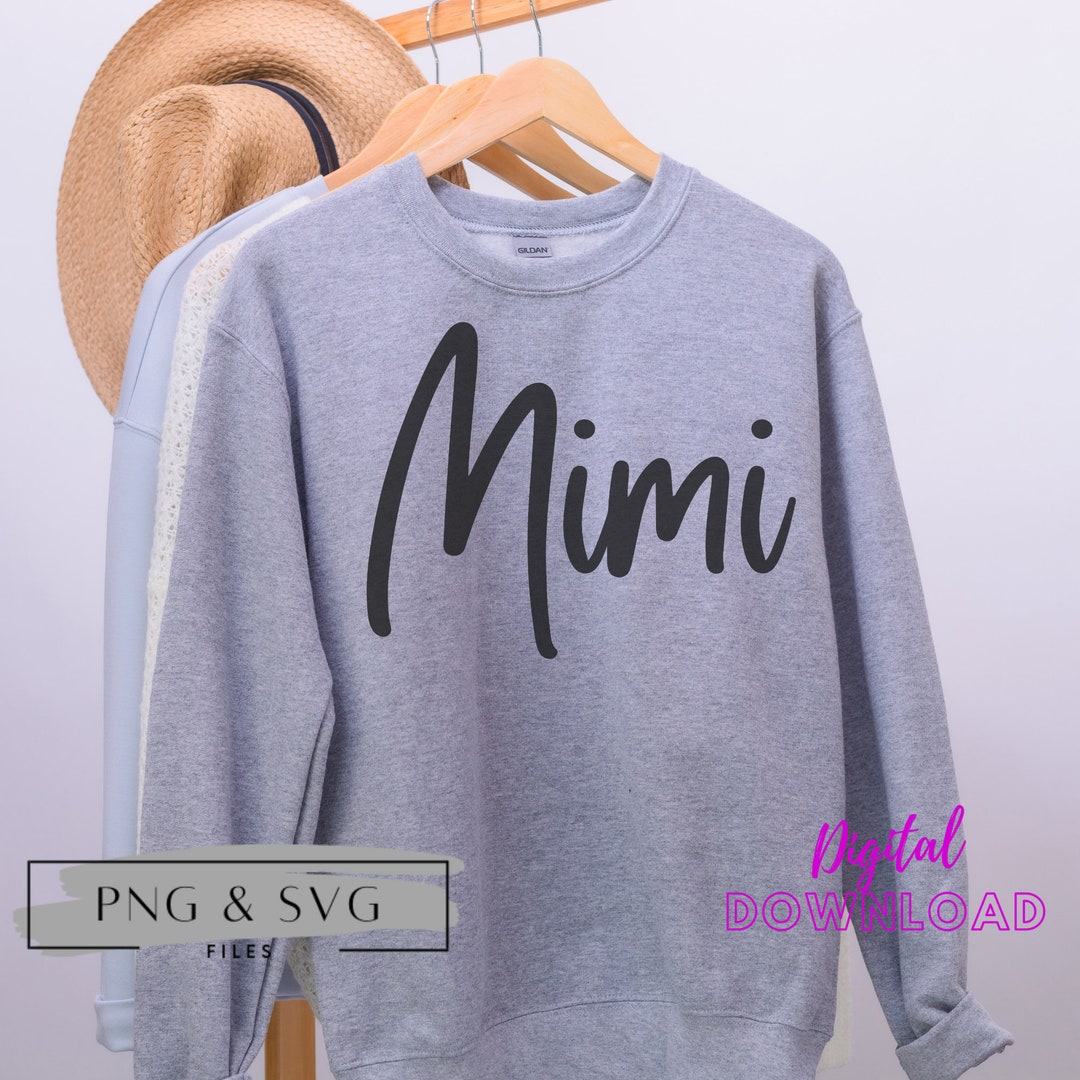 Mimi SVG and PNG Files - Etsy