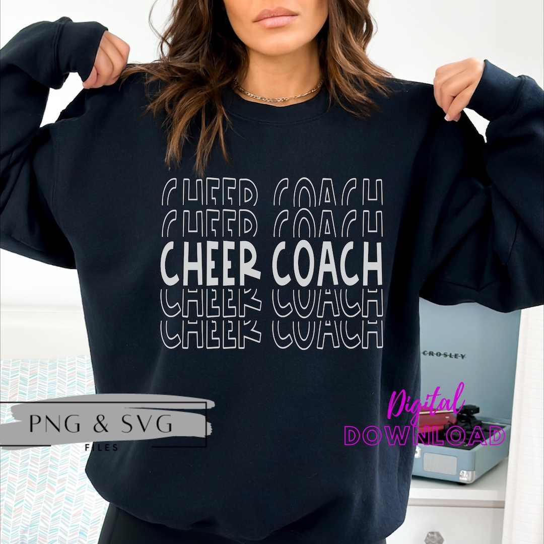 Cheer Coach Sublimation Cheer Coach SVG, Cheer Coach PNG, Cheer Coach T ...