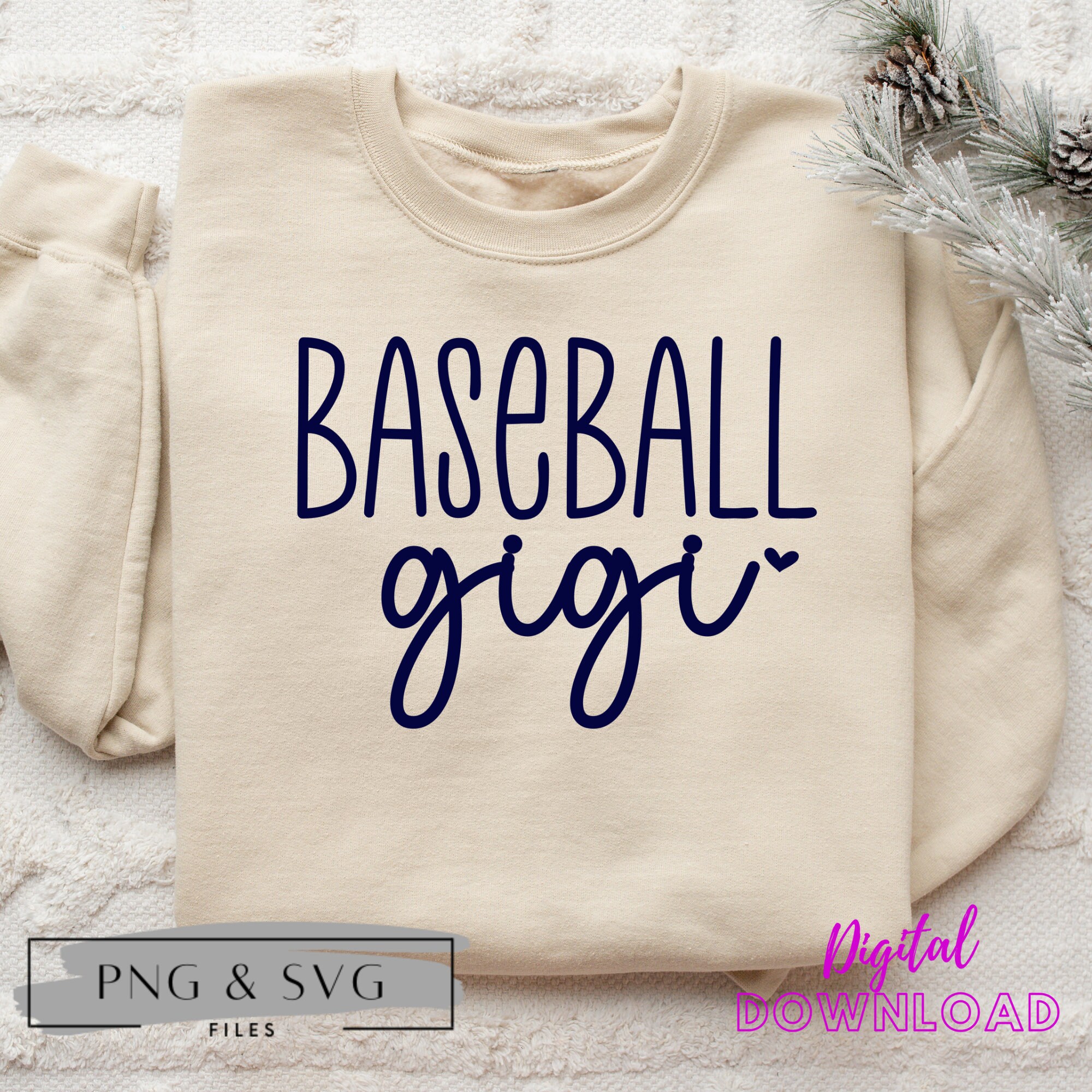 Baseball Gigi PNG, Baseball Gigi SVG, Baseball Grandma Svg - Etsy