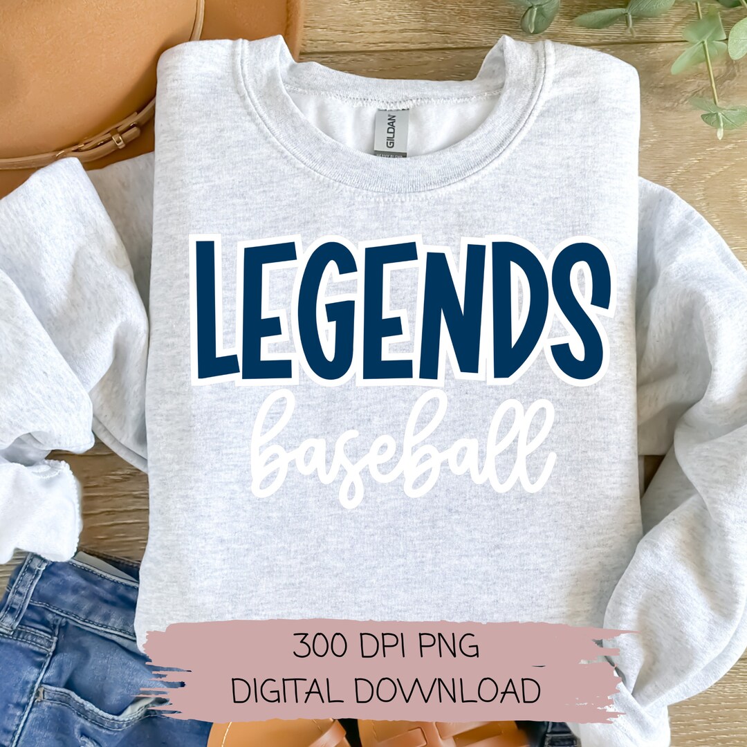 Legends Baseball PNG File Only - Etsy