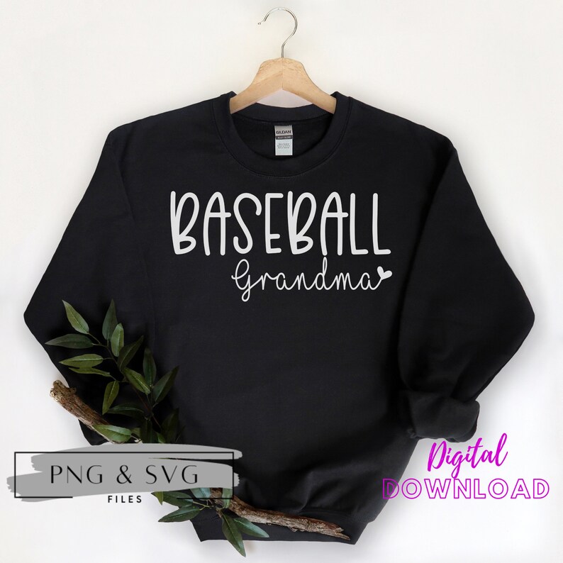 Baseball Grandma SVG and PNG Files, Baseball Grandma Shirts, Baseball ...