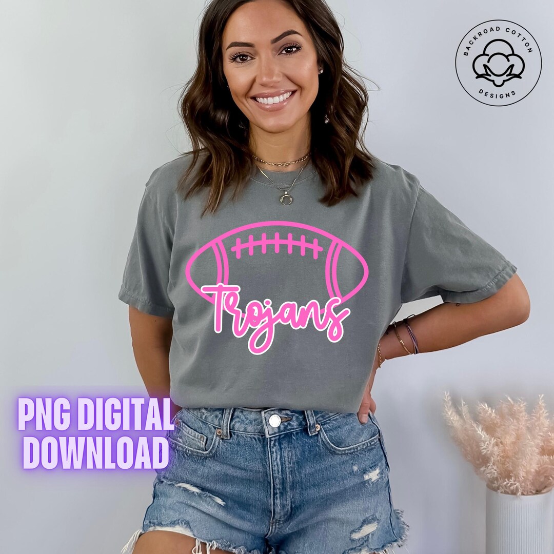 Trojans Pink Out PNG, Trojans Football PNG, Trojans PNG File - Etsy