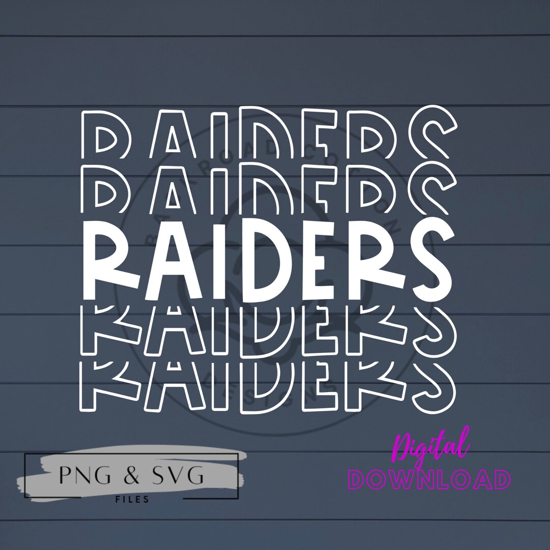 Raiders SVG Files, Raiders PNG Files, Raiders Sublimation - Etsy