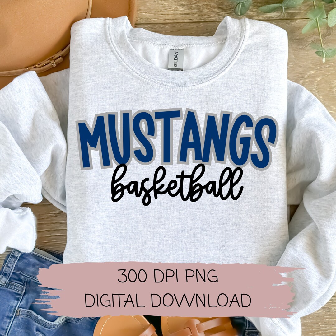 Mustangs PNG, Mustangs Basketball PNG - Etsy