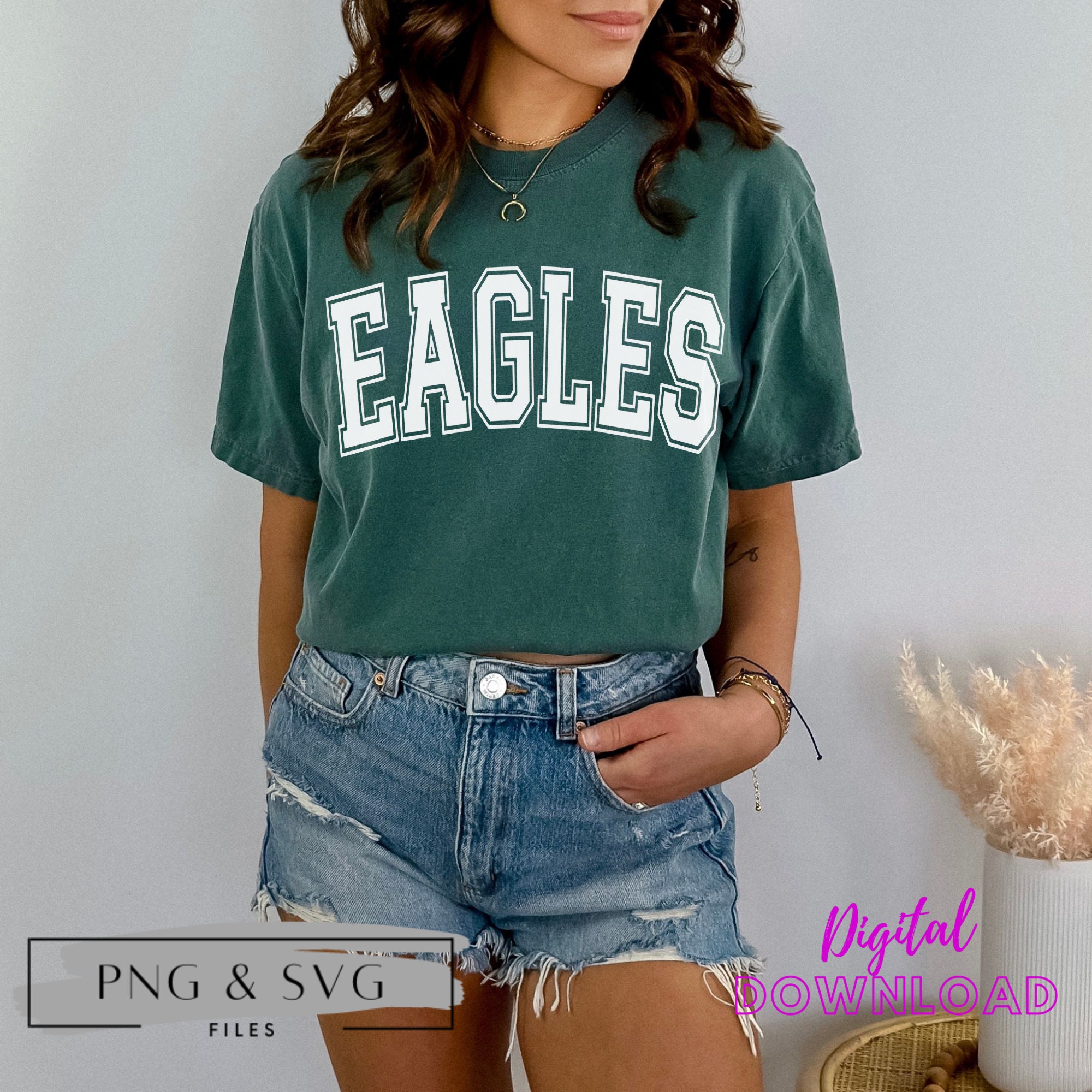 Eagles SVG Files, Eagles PNG Files, Eagles Varsity Mascot Svg and PNG ...