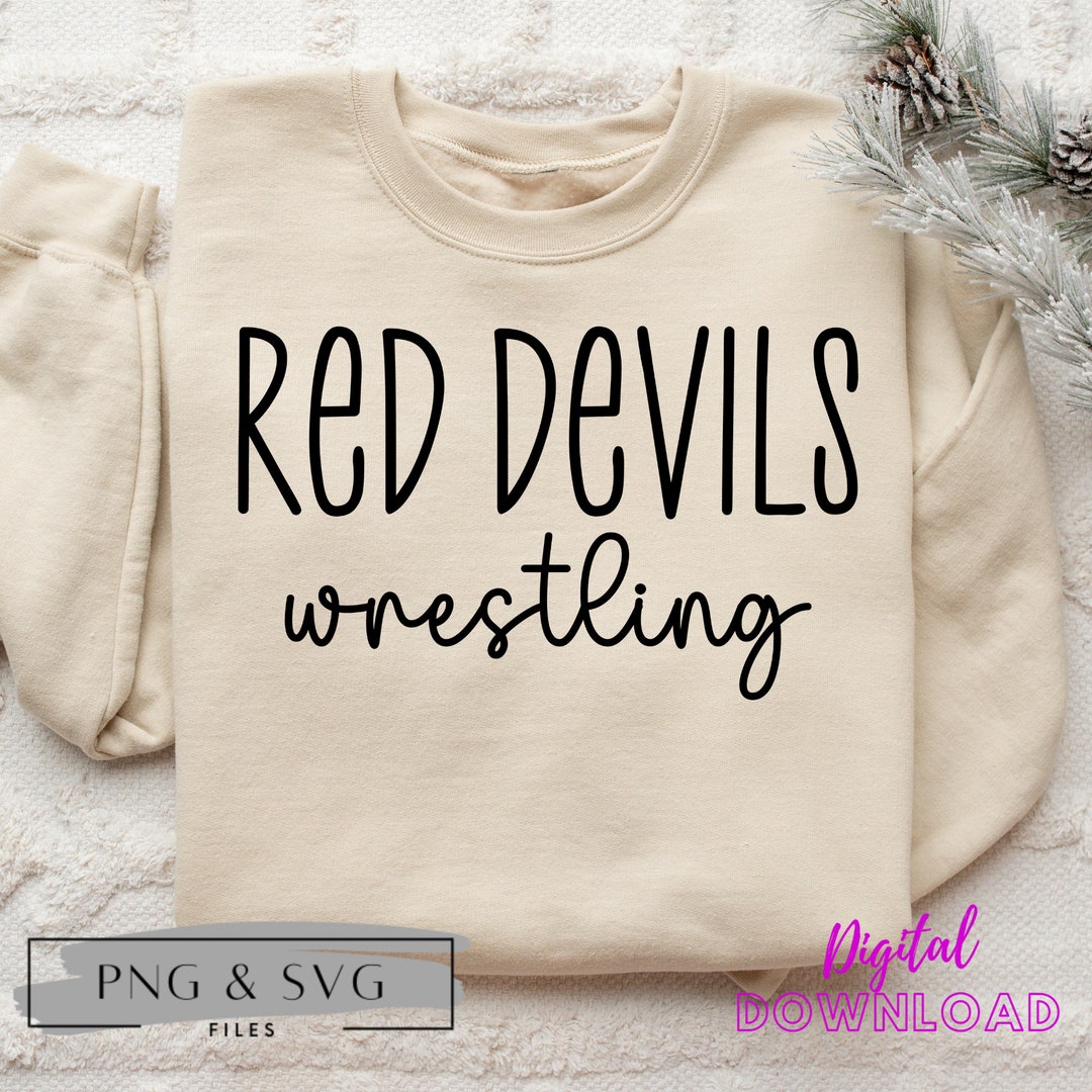 Red Devils SVG, Red Devils PNG, Red Devils Wrestling SVG - Etsy