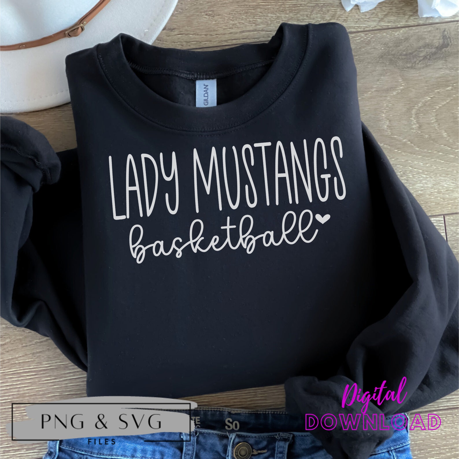 Mustangs SVG Files, Mustangs PNG Files, Lady Mustangs SVG, Lady ...