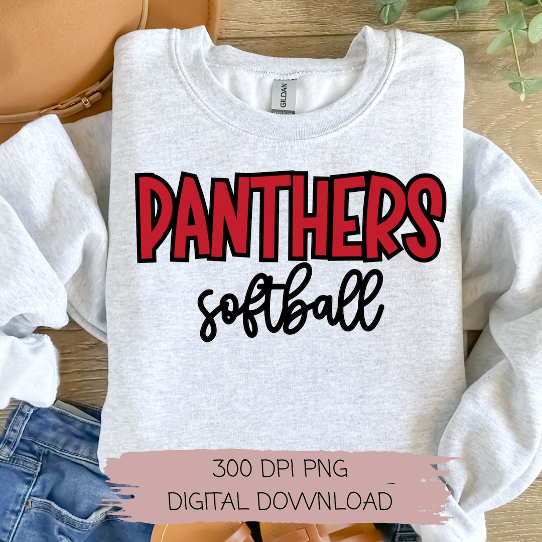 Panthers PNG, Panthers Softball PNG - Etsy