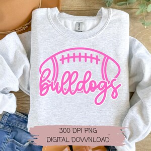 Bulldogs Pink Out PNG, Bulldogs Football PNG, Bulldogs PNG File - Etsy