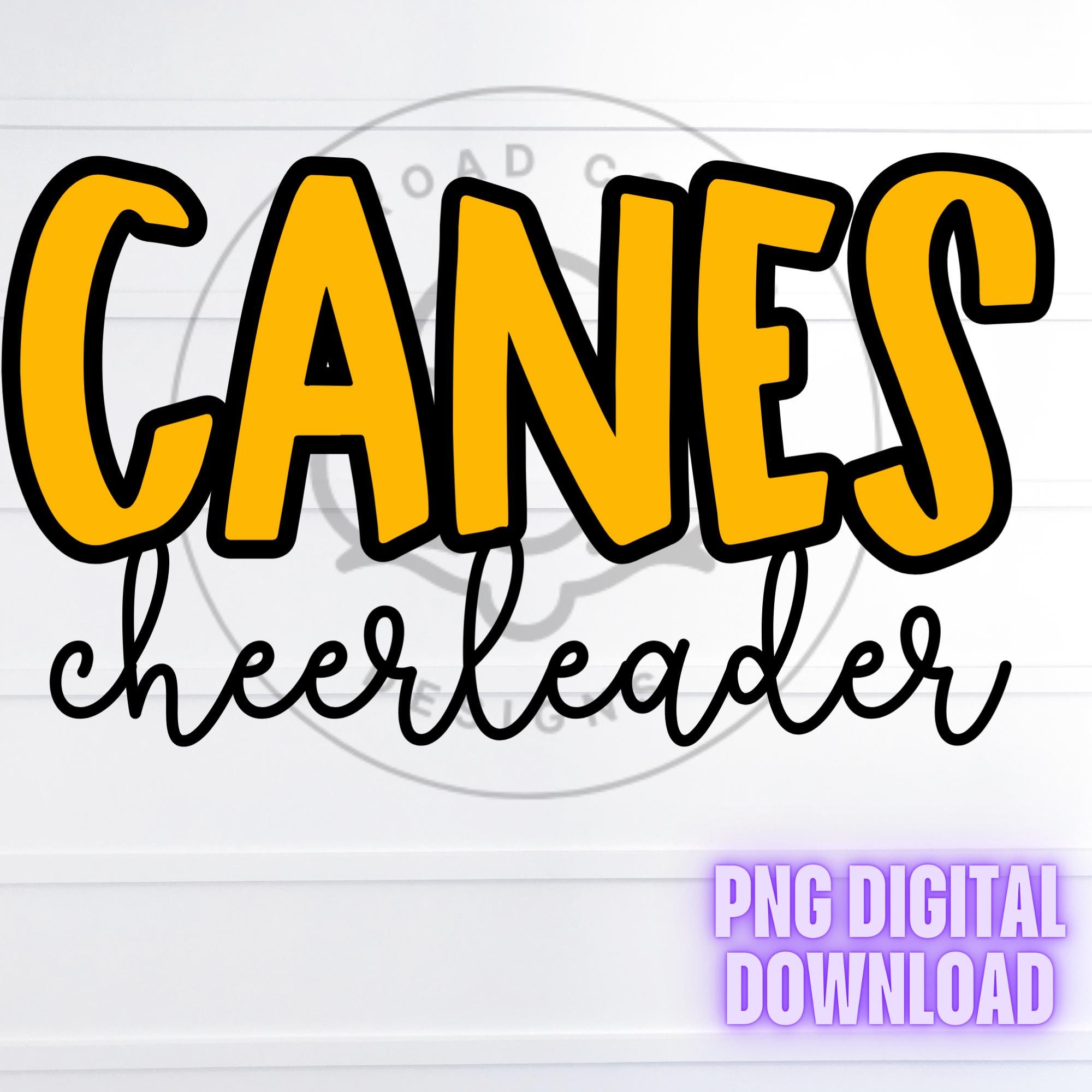 Canes Cheerleader PNG | Canes Cheerleading | Cheerleader PNG | Cheer ...