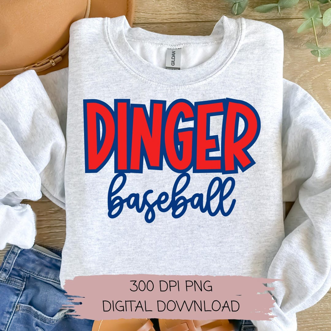 Dinger Baseball PNG, Baseball PNG - Etsy