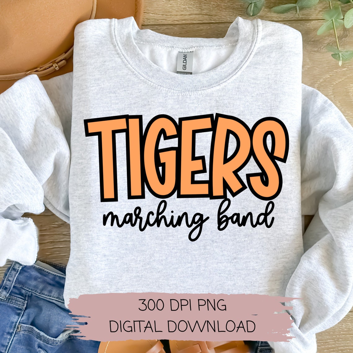 Tigers PNG, Tigers Band PNG - Etsy