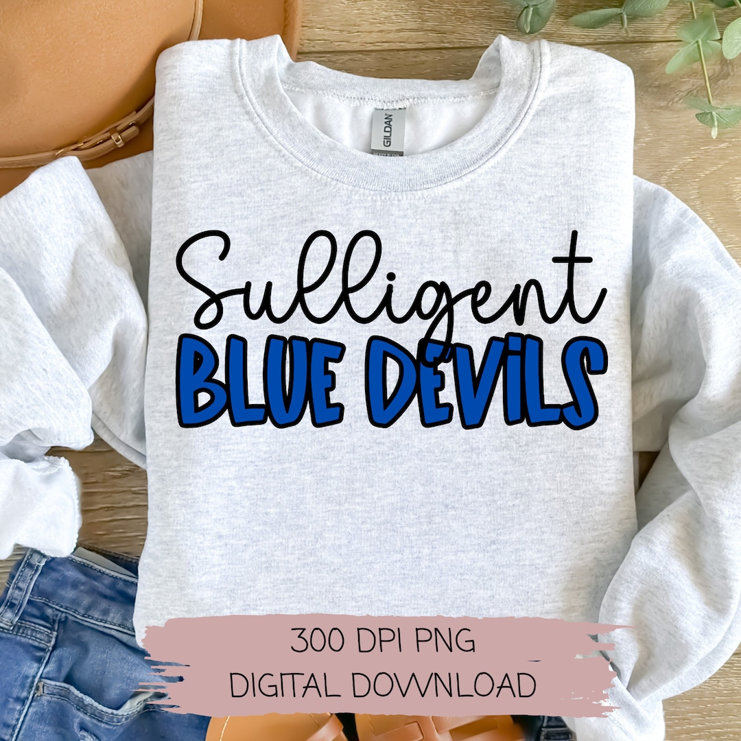 Blue Devils PNG, Sulligent Blue Devils PNG, Blue Devil PNG - Etsy