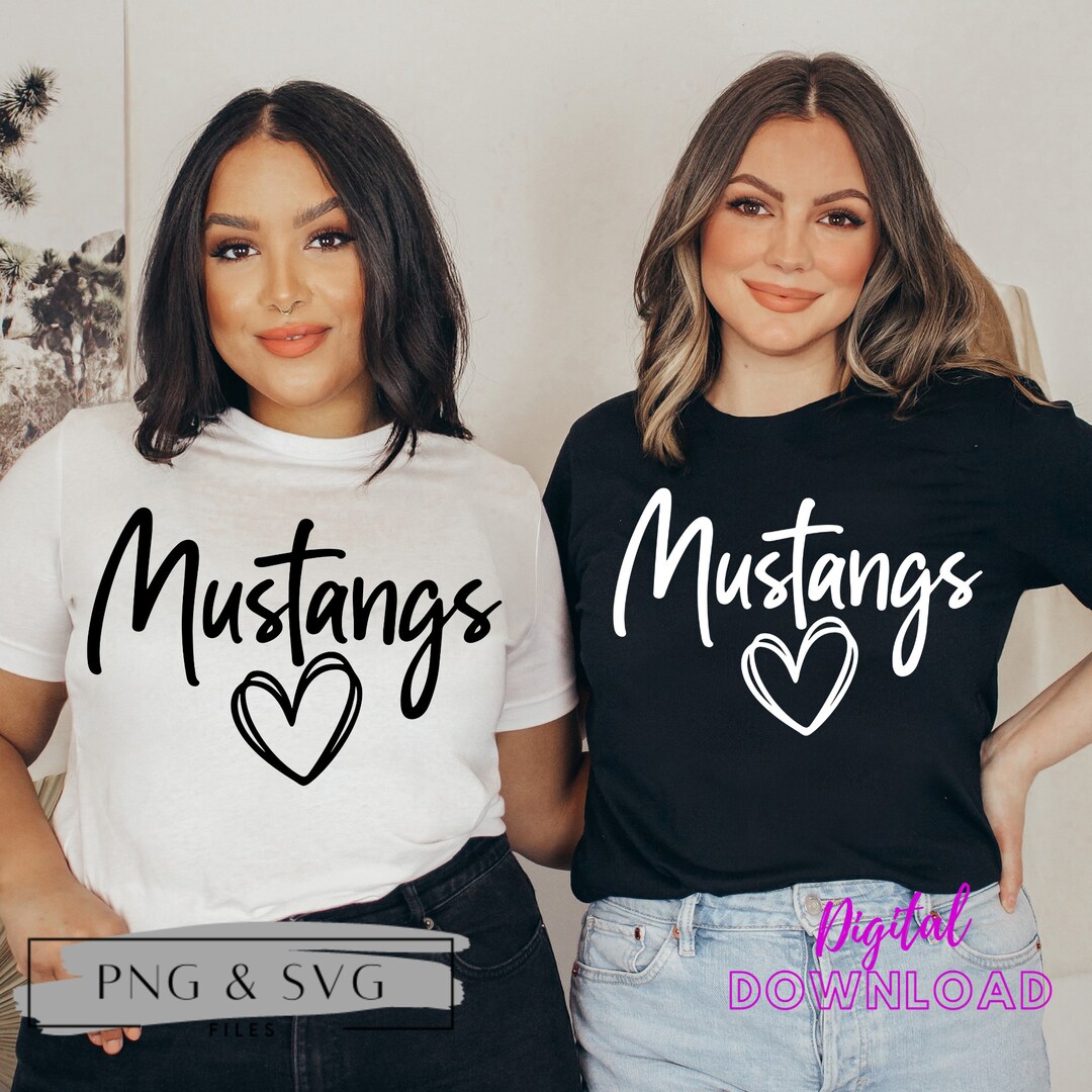 Mustangs SVG Files, Mustangs PNG Files, Mustangs Sublimation, Back to ...