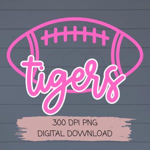 Tigers Pink Out PNG, Tigers Football PNG, Tigers PNG File - Etsy