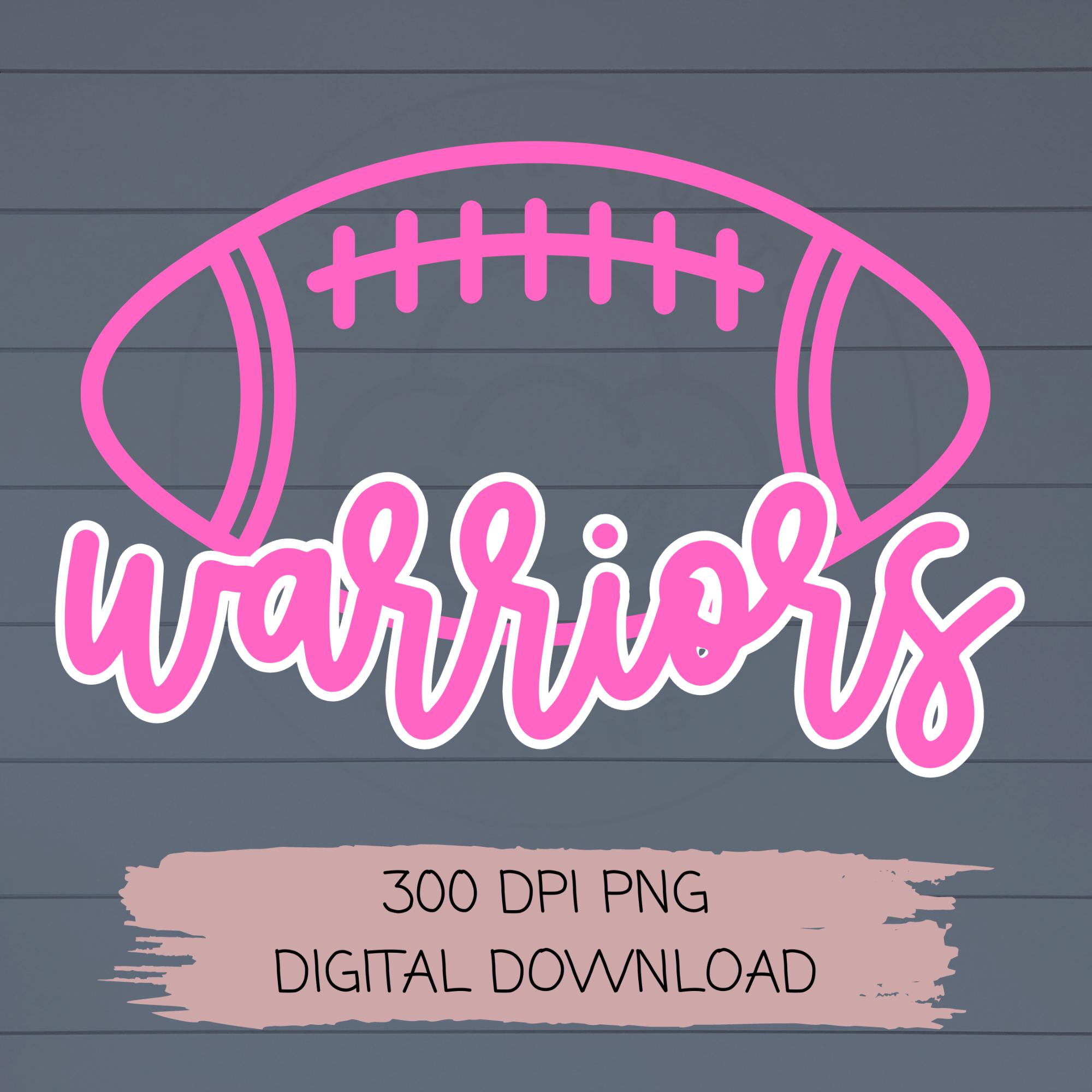 Warriors Pink Out PNG, Warriors Football PNG, Warriors PNG File - Etsy