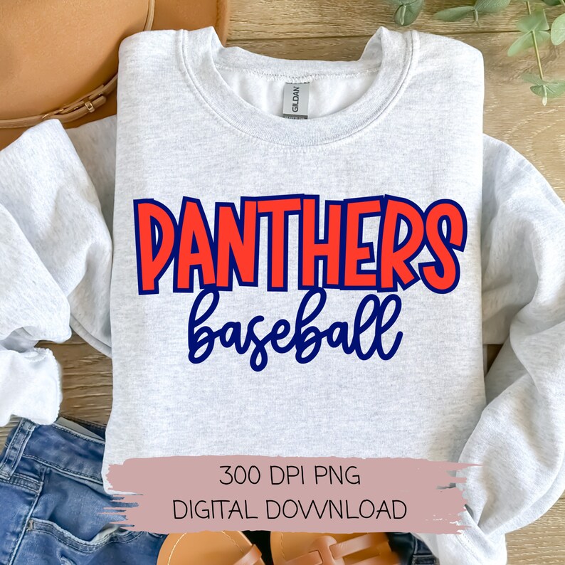 Panthers PNG, Panthers Baseball PNG - Etsy