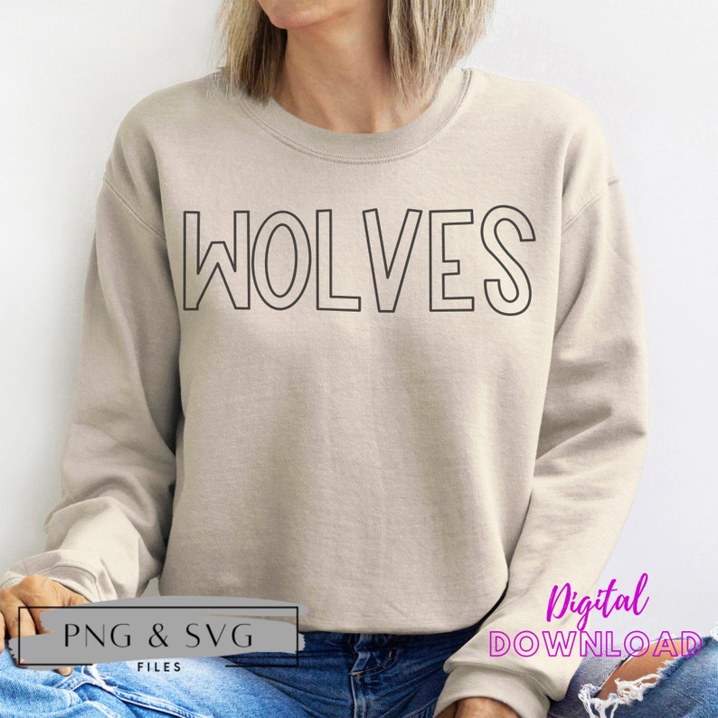 Wolves SVG and PNG Files - Etsy