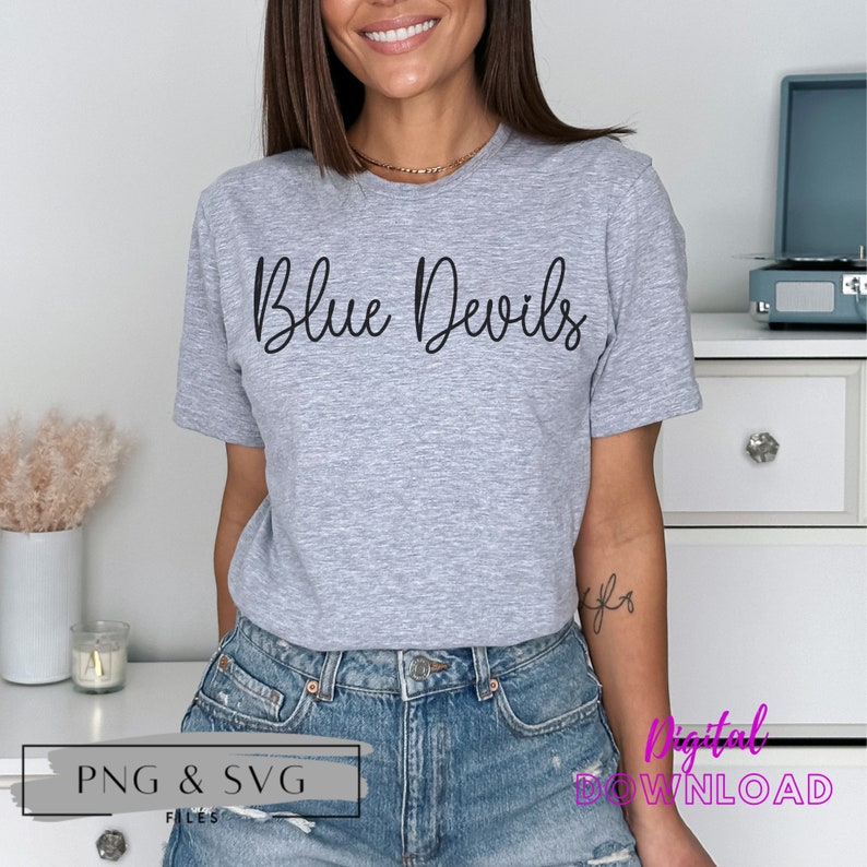 Blue Devils SVG, Blue Devils PNG, Blue Devils Sublimation - Etsy