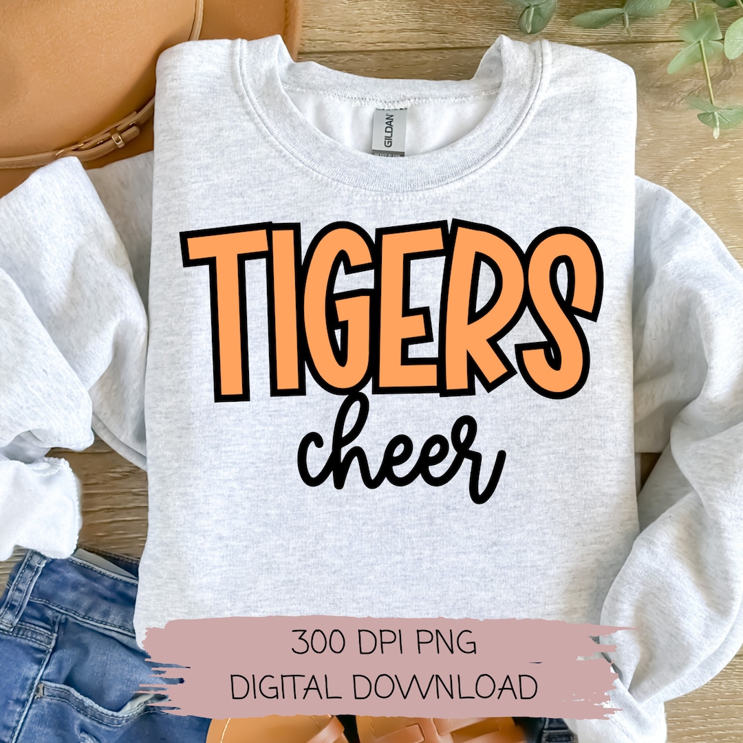 Tigers PNG, Tigers Cheer PNG - Etsy