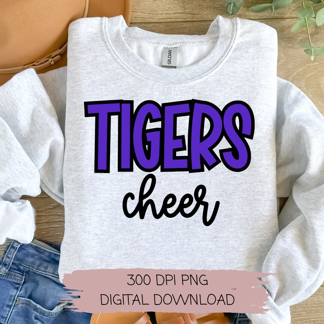 Tigers PNG, Tigers Cheer PNG - Etsy