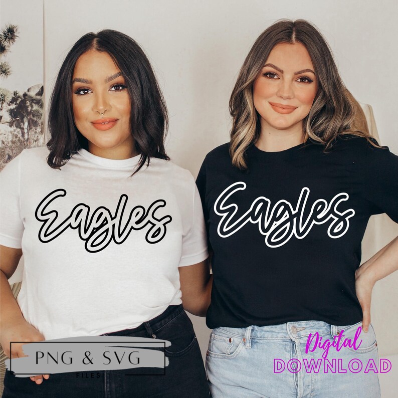 Eagles SVG and PNG Bundle, Eagles SVG, Eagles Png, Eagles Sublimation ...