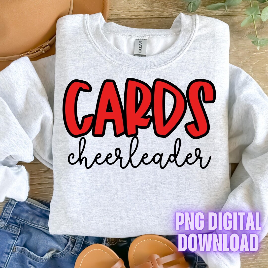 Cards PNG, Cardinals Cheerleading PNG - Etsy