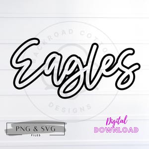 Eagles SVG and PNG Bundle, Eagles SVG, Eagles Png, Eagles Sublimation ...