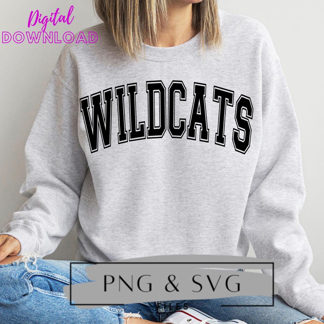 Wildcats SVG and PNG Bundle, Wildcats SVG, Wildcats Png, Back to School ...